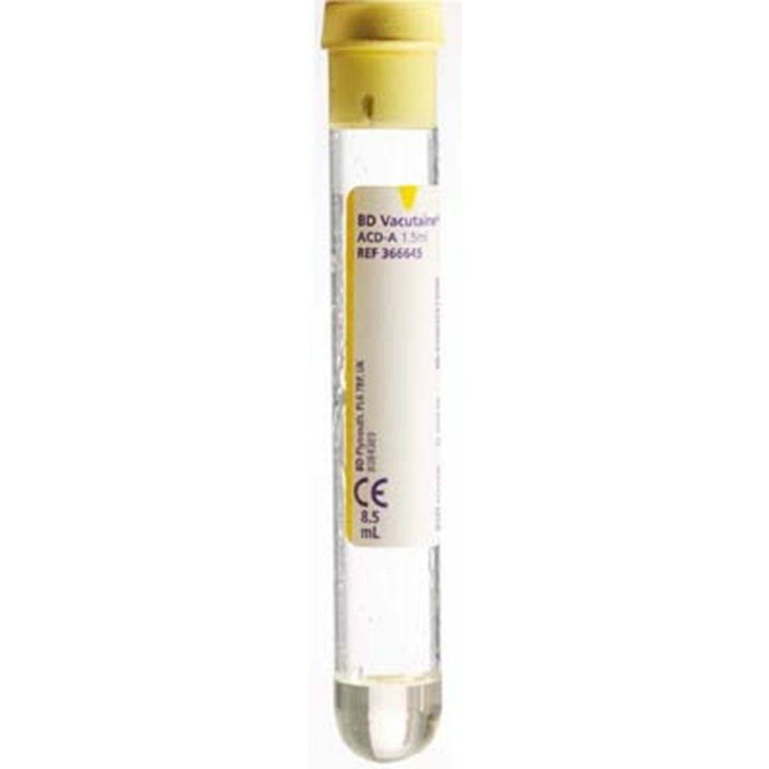 BD Vacutainer 8.5ml ACD-A Yellow Blood Collection Tubes – UKMEDI